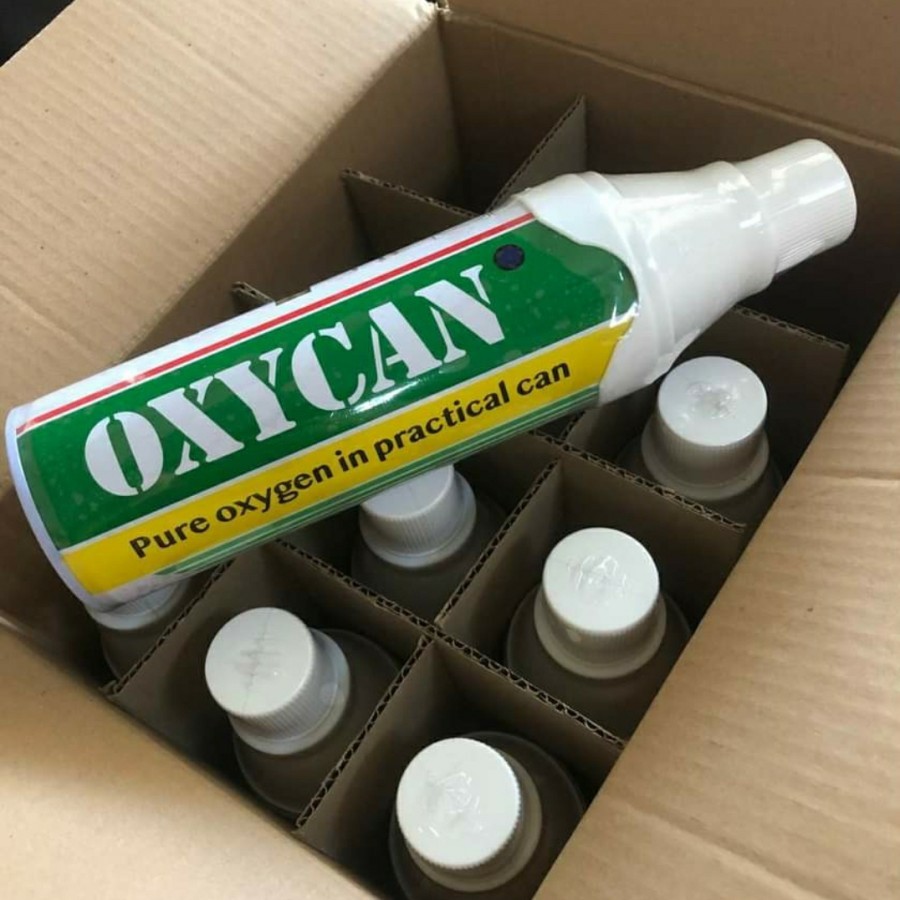 Jual oxican oksigen kaleng portable oksigen p3k mini | Shopee Indonesia