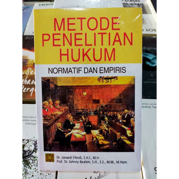 Jual Buku Metodologi Penelitian : Metode Penelitian Hukum Normatif dan ...
