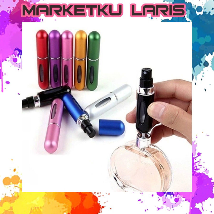 Jual MKL- Botol parfum mini travel 5ml botol isi ulang parfum mini ...