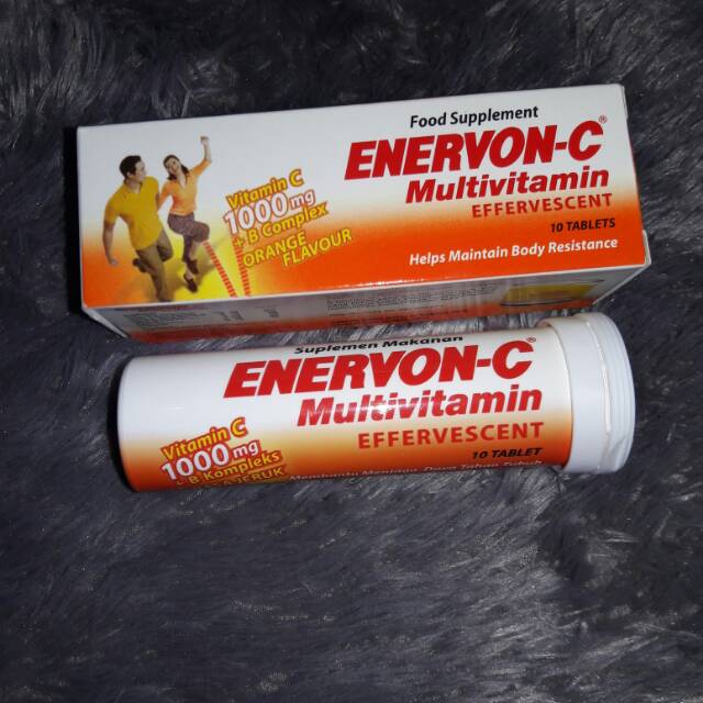 Jual Enervon C/ Multivitamin/ Enervon C Effervescent 10 Tablets ...