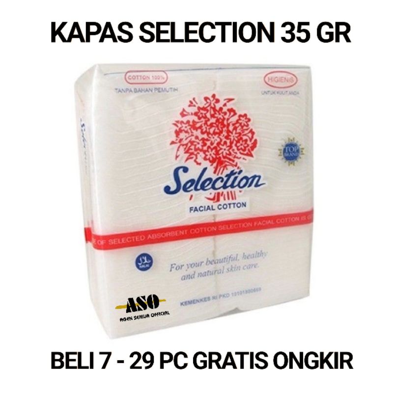Jual Kapas Wajah Selection 35gr Kapas pembersih kecantikan Facial ...