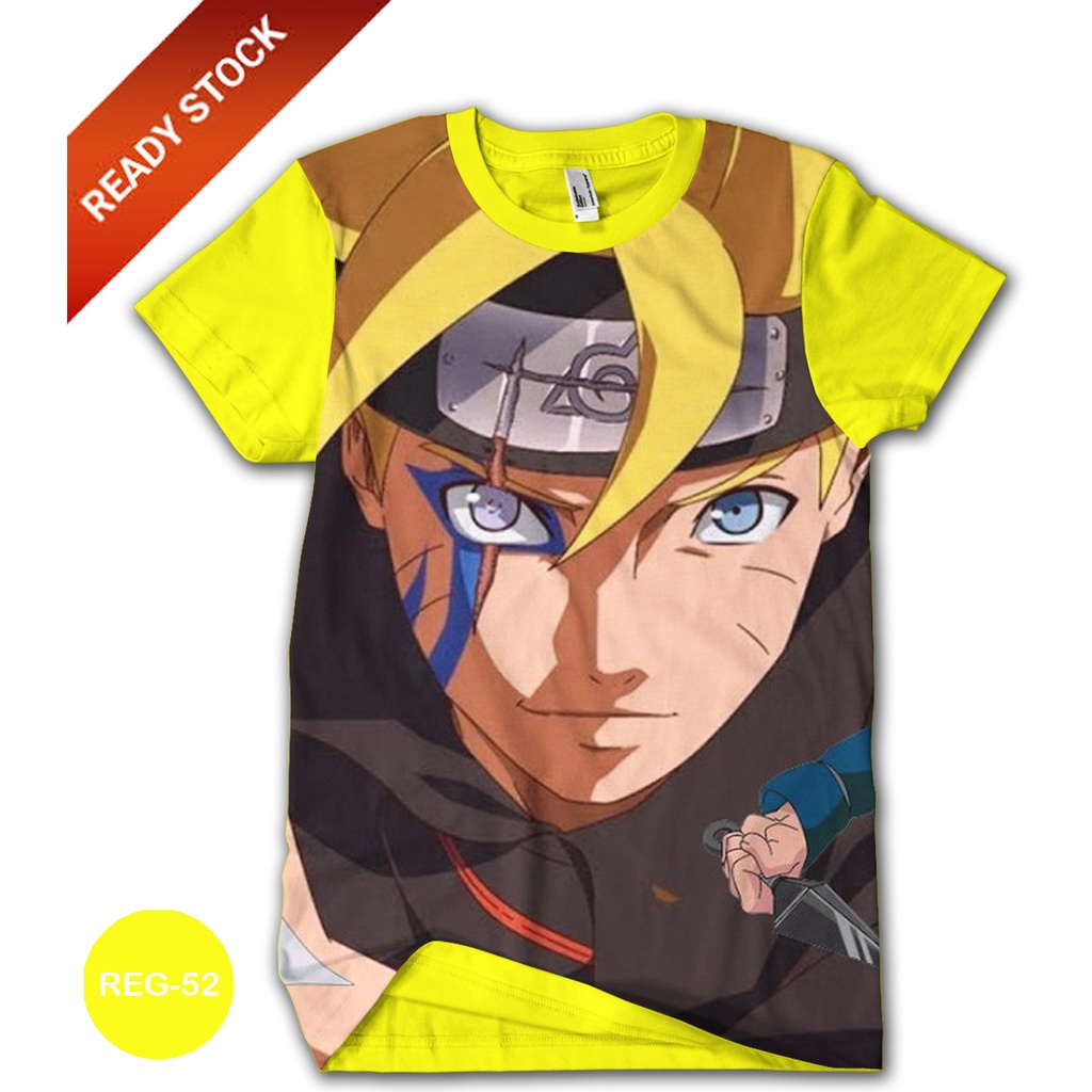 Jual Baju BORUTO 3D Baju Naruto Uzumaki Kartun Animasi Anak REG-52 ...