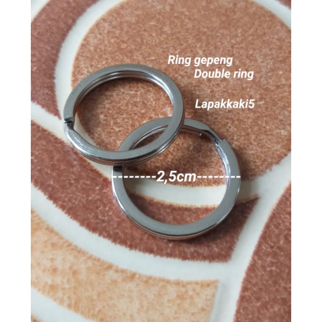 Jual Ring besi tebal model ring gepeng double / ring pipih ready semua ...