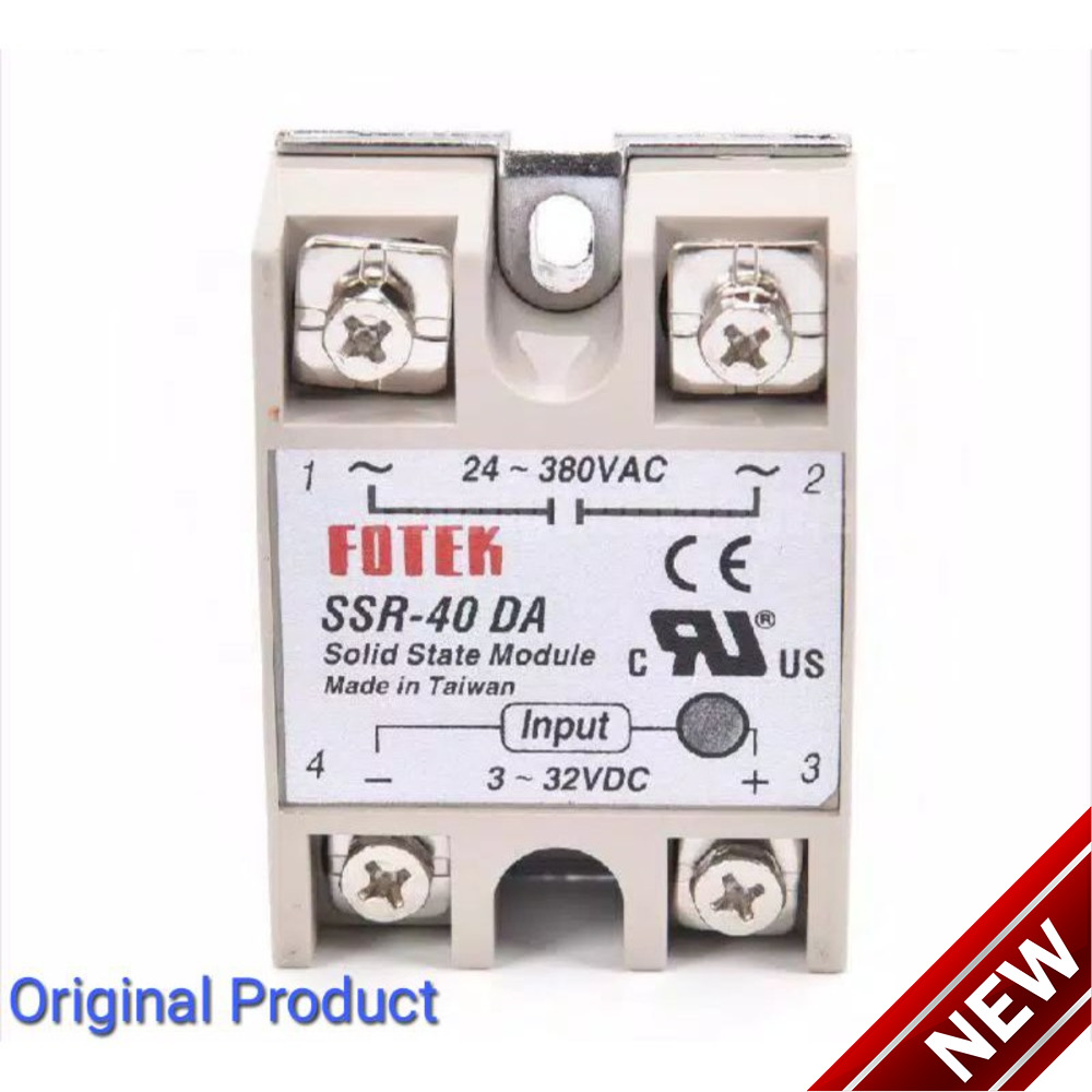 Jual Relay Solid State Relay SSR40DA 40A 3 sampai 32VDC & 24 sampai 380VAC | Shopee Indonesia