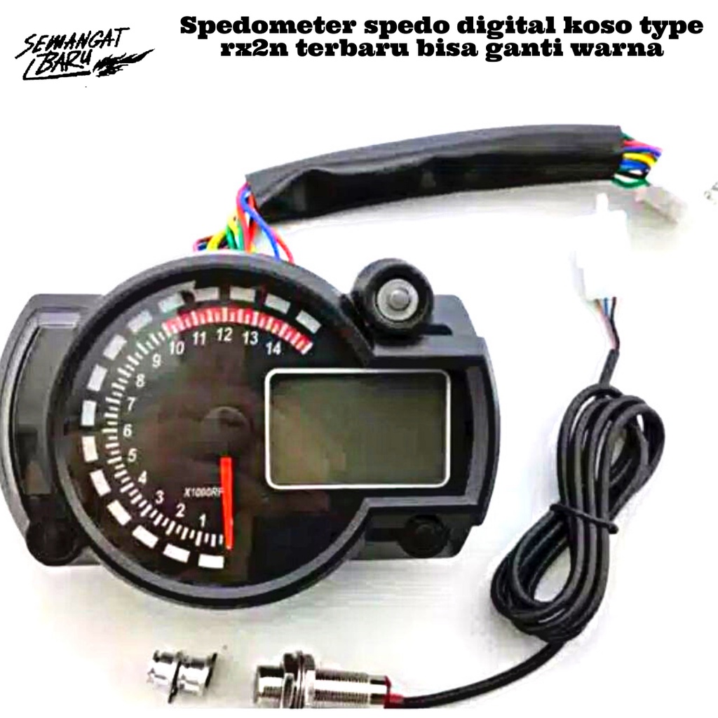Jual SPEEDOMETER SPEEDO SPIDO SPEDO KOSO RX2N RX2 N RX 2N DIGITAL KOSO TYPE RX2N TERBARU BISA ...