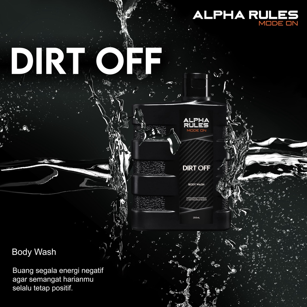 Jual Alpha Rules - Dirt Off (bodywash, sabun 250 ml) | Shopee Indonesia