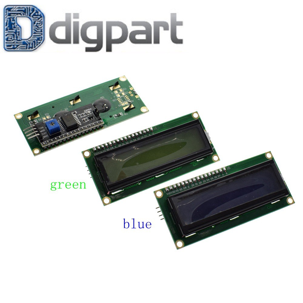 Jual LCD1602 I2C LCD 1602 Biru IICI2C LCD1602 IIC for arduino LCD1602 ...