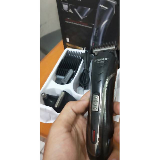 Jual Clipper 3 in 1 profesional salon recharger alat cukur rambut bulu ...