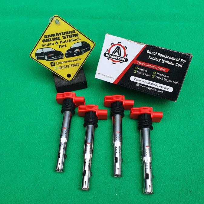 Jual Koil Red Coil Pack Audi R8 VW Scirocco R VW Golf MK5 Gti MK6 GTi R ...