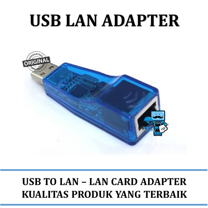 Jual USB LAN Adapter - USB to LAN - USB LAN Card Adapter / konektor ...