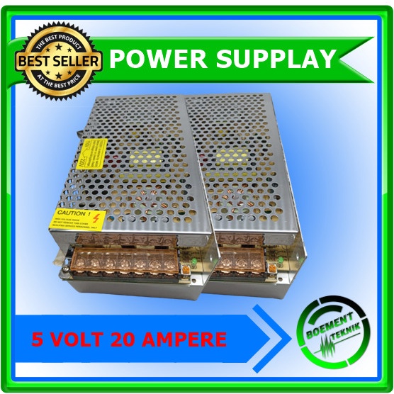 Jual Power Supply PSU 5V 20A High Quality, 5 Volt 20 Ampere Switching ...