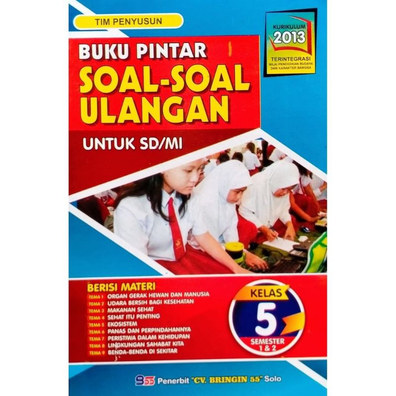 Jual Soal-soal Ulangan Buku Pintar SD MI Kelas 1 2 3 4 5 6 Kurikulum 2013 dan Merdeka- BRINGIN ...