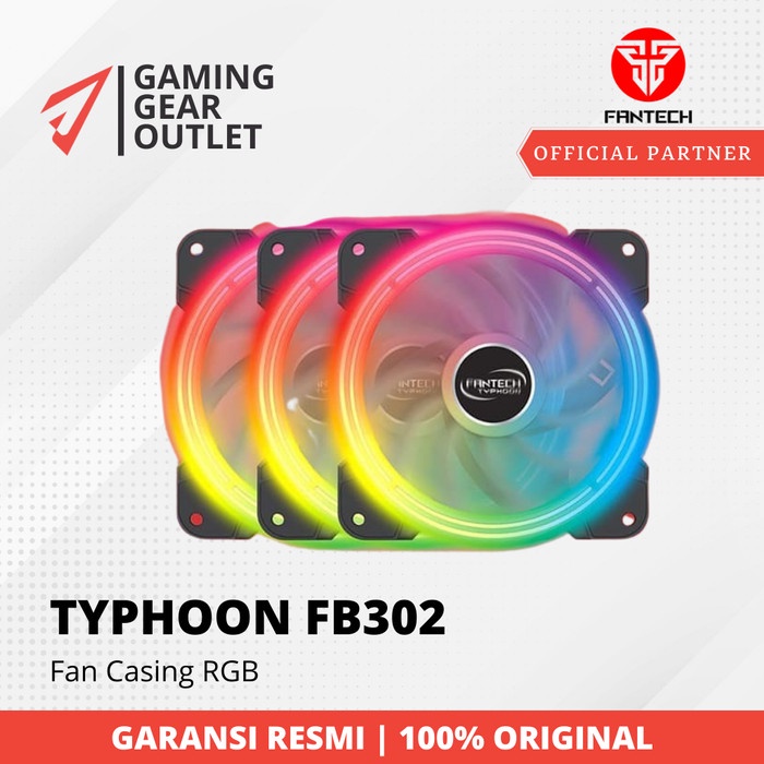 Jual Fantech Fan Casing RGB 12cm TYPHOON FB302 dengan Remote Control ...