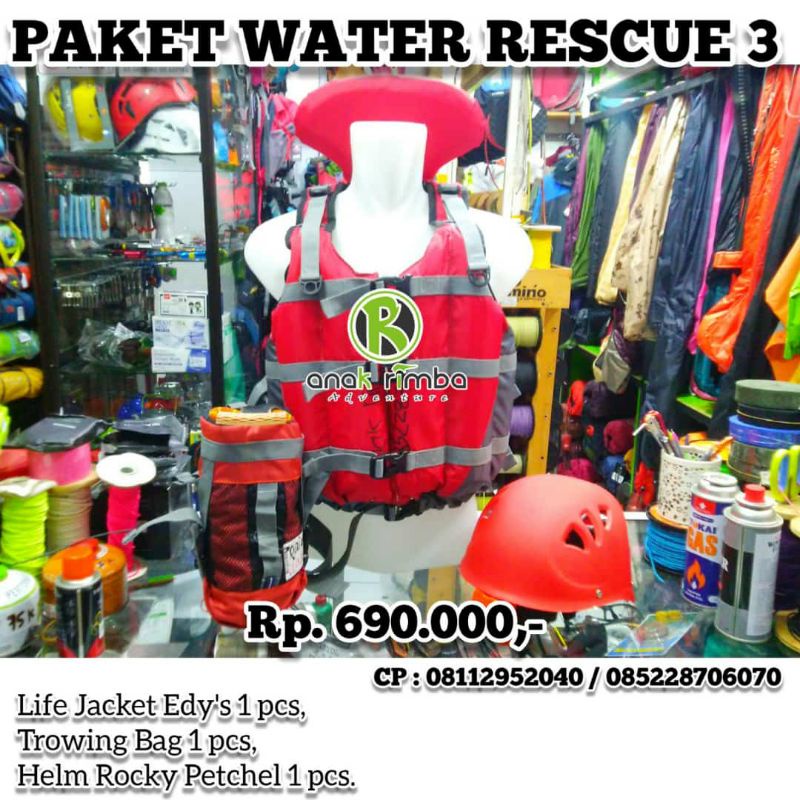 Jual PAKET WATER RESCUE 3, PERLENGKAPAN SAR AIR. PERALATAN SAFETY | Shopee Indonesia