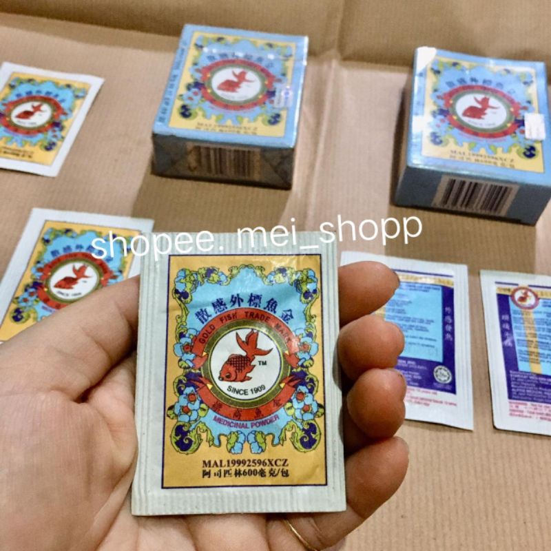 Jual OBAT DEMAM SAKIT KEPALA, SAKIT GIGI CAP IKAN EMAS MERAH JUAL PER ...