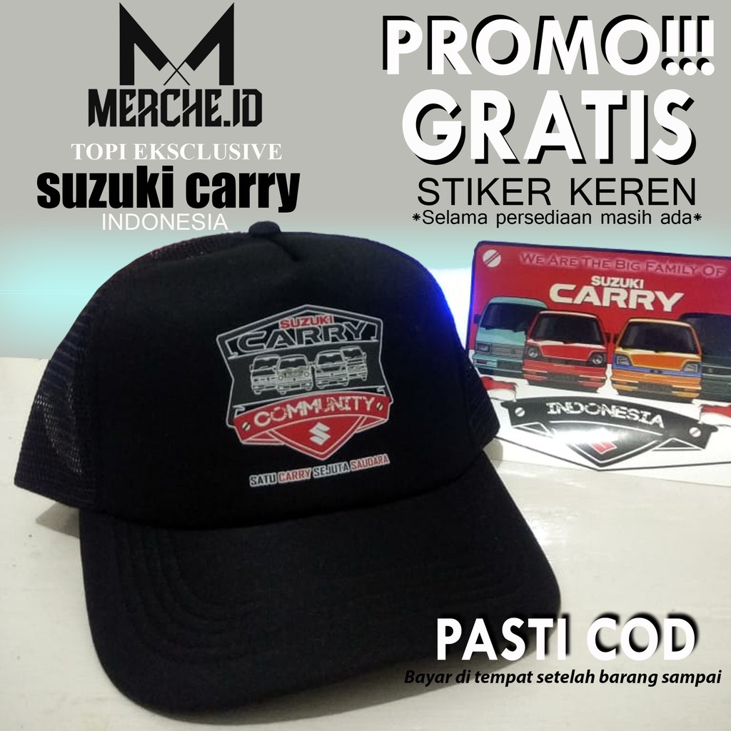 Jual topi komunitas mobil Suzuki Carry Indonesia | Shopee Indonesia