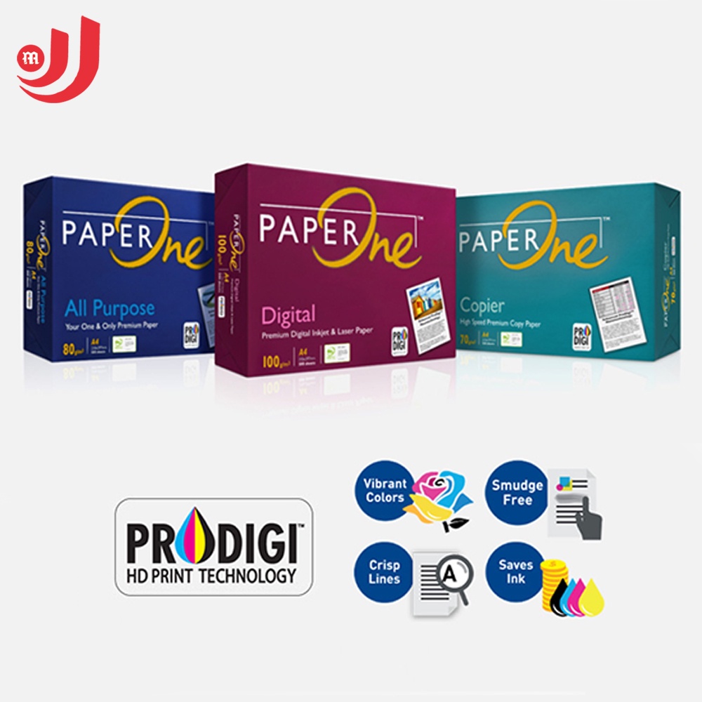 Jual Kertas Paper One A4, F4 (Folio), A3 [70 gram COPIER, 80 gram ALL ...