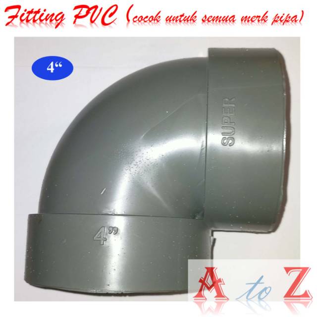 Jual Keni 4"/knee 4 in/fitting/elbow 4 inch/knie pvc 4" MURAH | Shopee ...