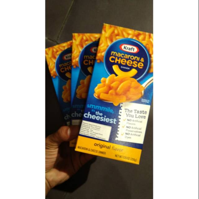 Jual Kraft macaroni & chesee original flavor | Shopee Indonesia