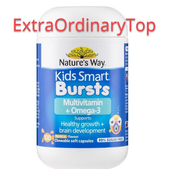 Jual Nature's Way Kids Smart Complete Multivitamin 50 Chewable Capsules ...