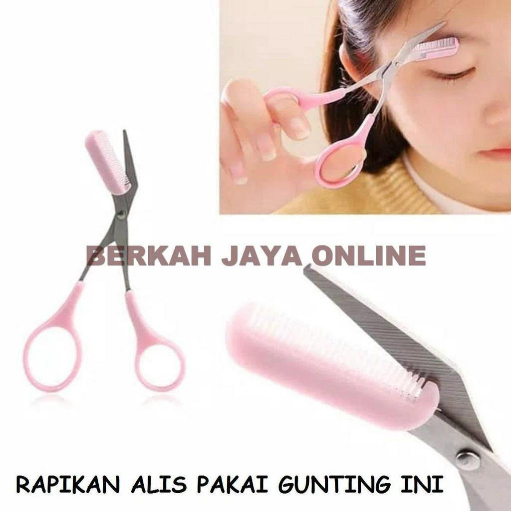 Jual Alat Gunting Alis Mata - Mini Brow Class Cutting Scissors | Shopee ...
