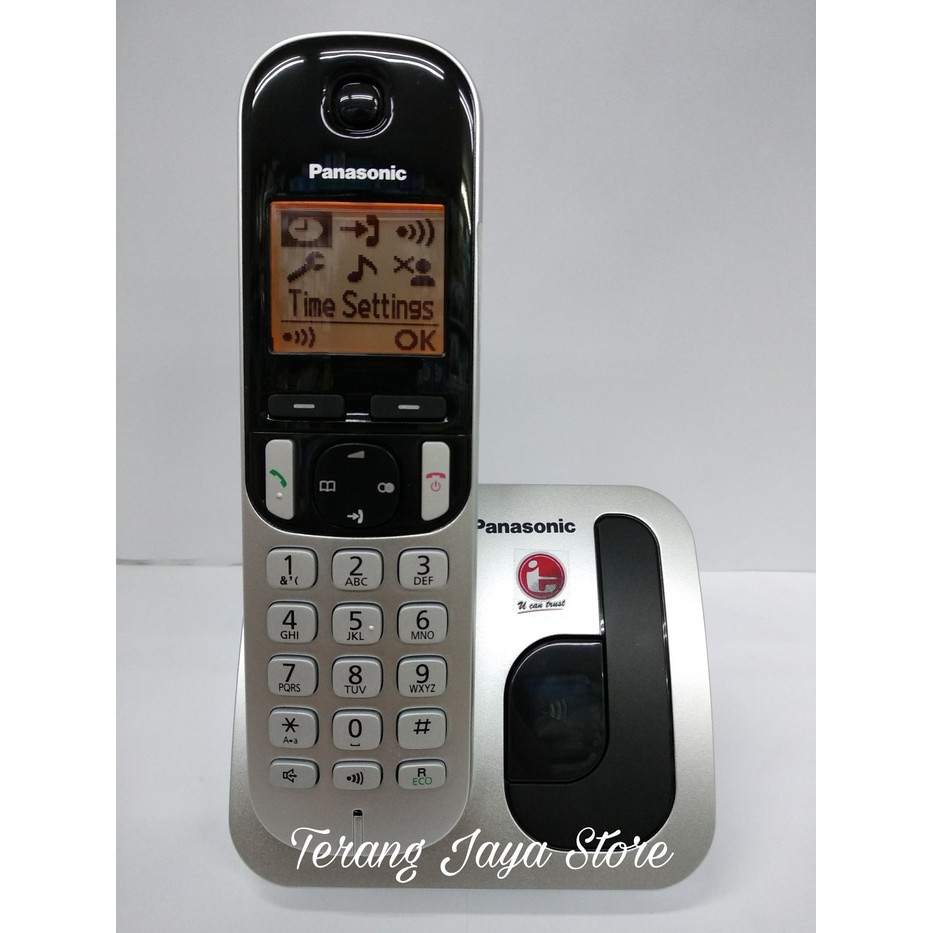 Jual Telepon Wireless Panasonic KX-TGC210 Telfon Whireless Phone (Silver) | Shopee Indonesia