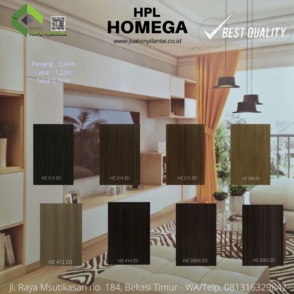 Jual HPL Homega woodgrain series kode ZD | Shopee Indonesia
