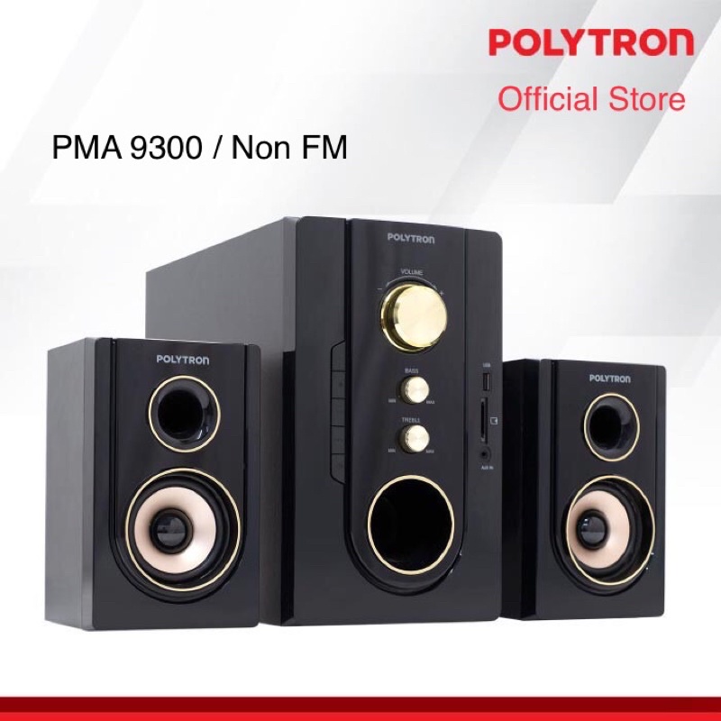 Jual POLYTRON PMA 9300 / -FMBG Multimedia Bluetooth Speaker | Shopee ...