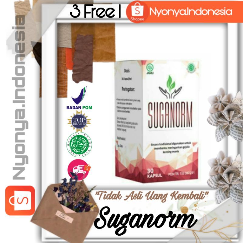 Jual Suganorm Asli Original Suplemen Kesehatan Menurunkan Kadar Gula ...