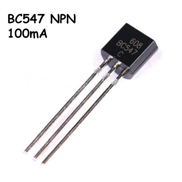 Jual Transistor BC547 NPN TO-92 100mA General Purpose | Shopee Indonesia