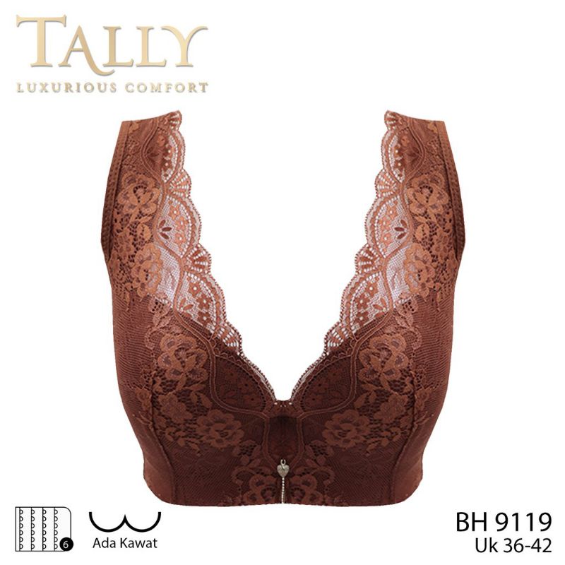 Jual TALLY Bra Fashion Penekan Lemak 9119 Busa Tipis Berkawat CUP D | Shopee Indonesia