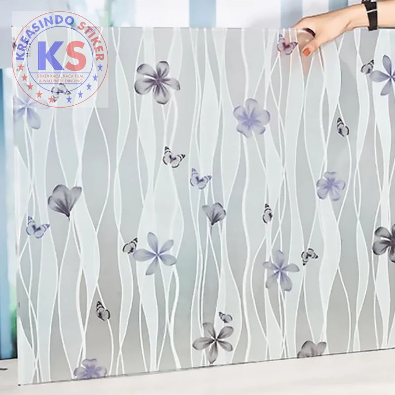 Jual Stiker Kaca Jendela Rumah Ruko Perkantoran Polos dan Motif Lebar ...