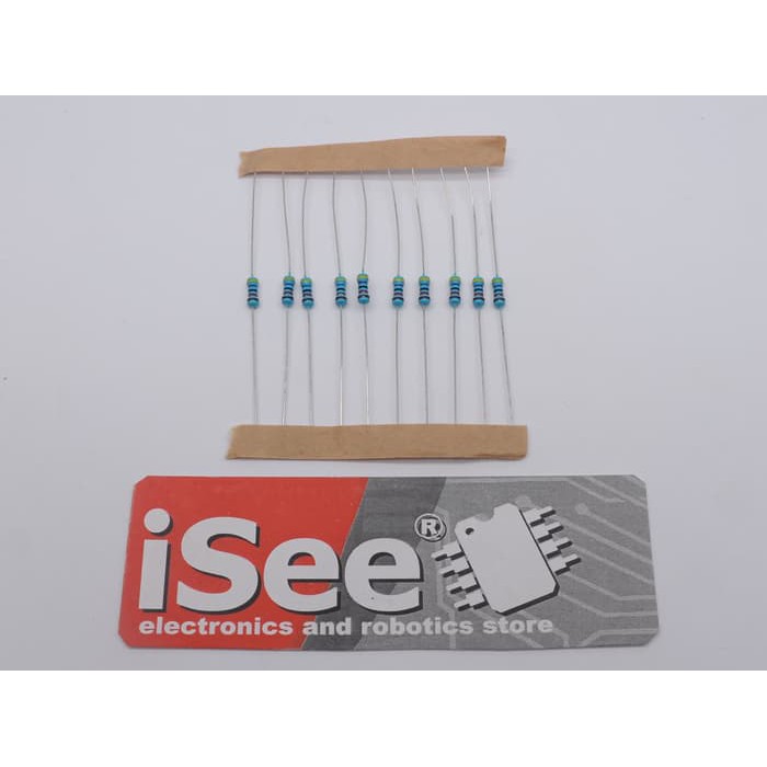 Jual 10pcs Resistor 2M Ohm 2 M Mega ohm 1/4 watt 0.25 metal film 1% ...