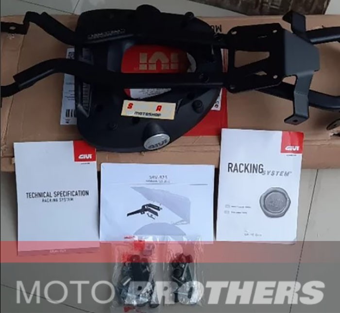 Jual BRACKET BREKET REAR CARRIER PANGKON BOX NEW MT25 MT 25 R25 R 25 ...