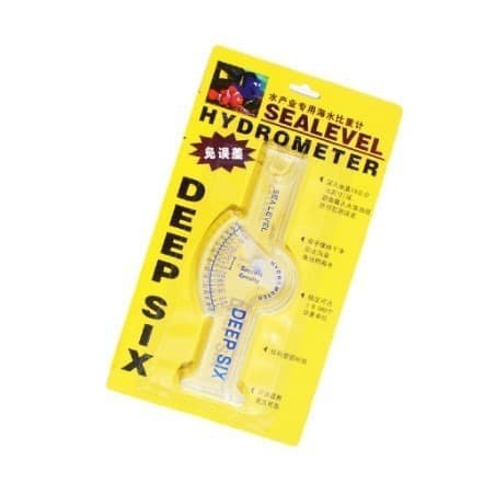 Jual Hydrometer Sealevel Deep Six Kadar Garam Akuarium Ikan Hias Air Laut Ukur Alat | Shopee ...