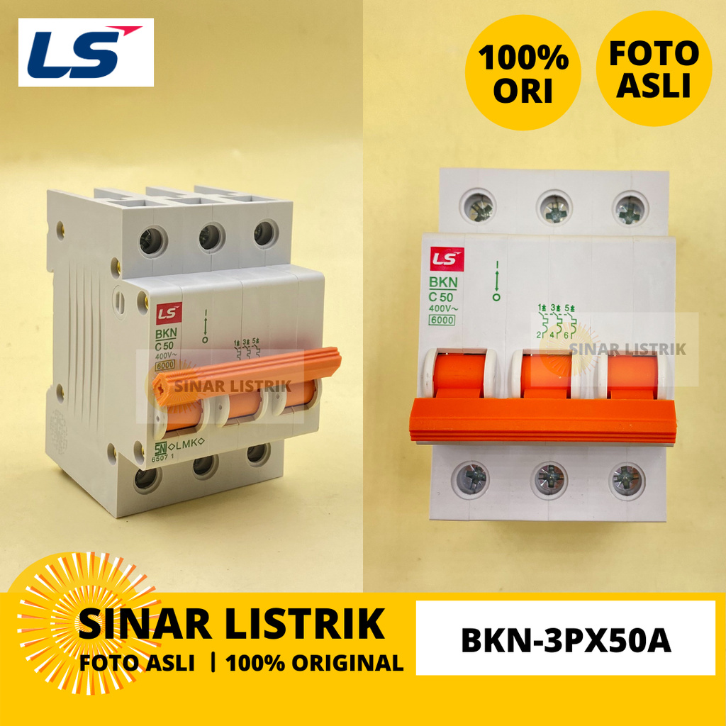 Jual LS MCB BKN 3P 50A 3PHASE 50A | Shopee Indonesia