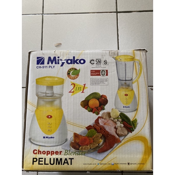 Jual BNOB chopper/pelumat Miyako (Preloved) | Shopee Indonesia