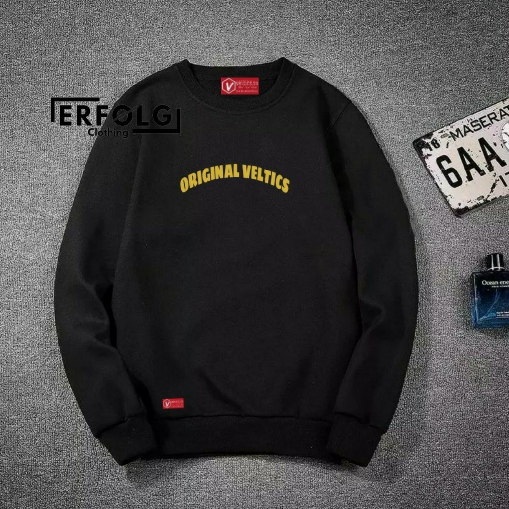 Jual Sweater Crewneck Pria Wanita Original Distro Lokal Hijau Army ...