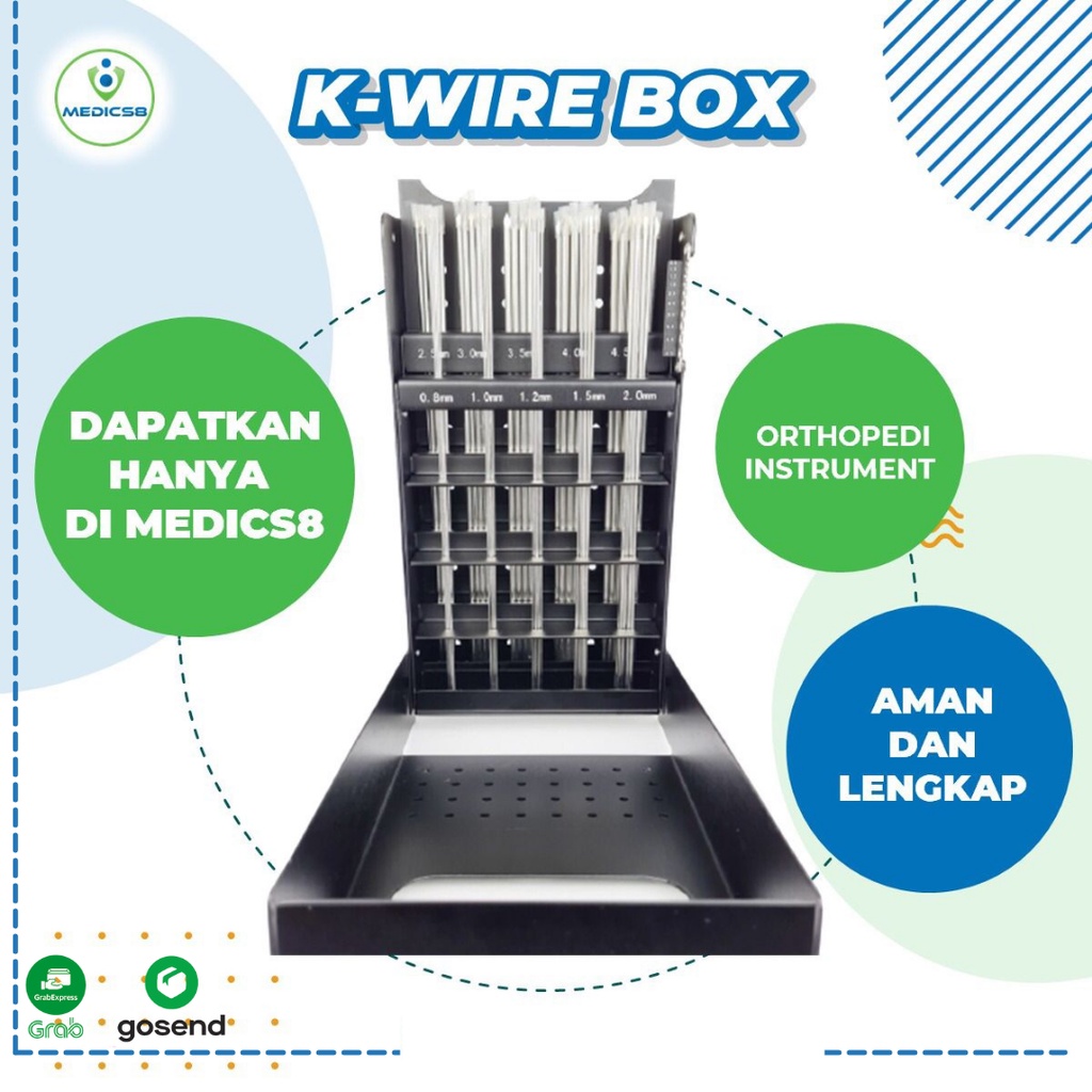 Jual Box Penyimpanan K-Wire Box KIRSCHNER WIRE ORTHOPEDI | Shopee Indonesia