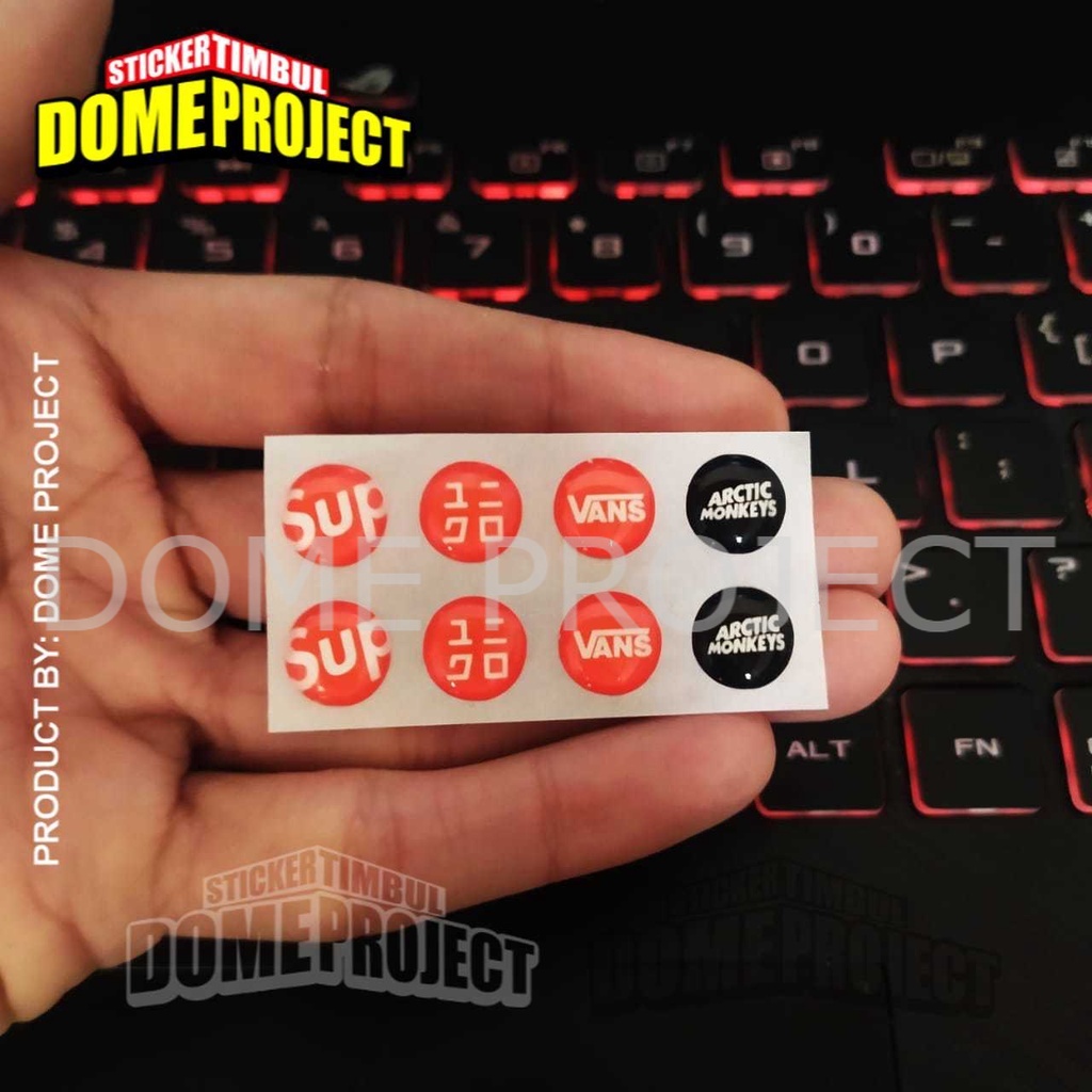 Jual [PROMO BUY 3 GET 1] BRANDED 3 STIKER TOMBOL HOME SET STIKER TIMBUL ...