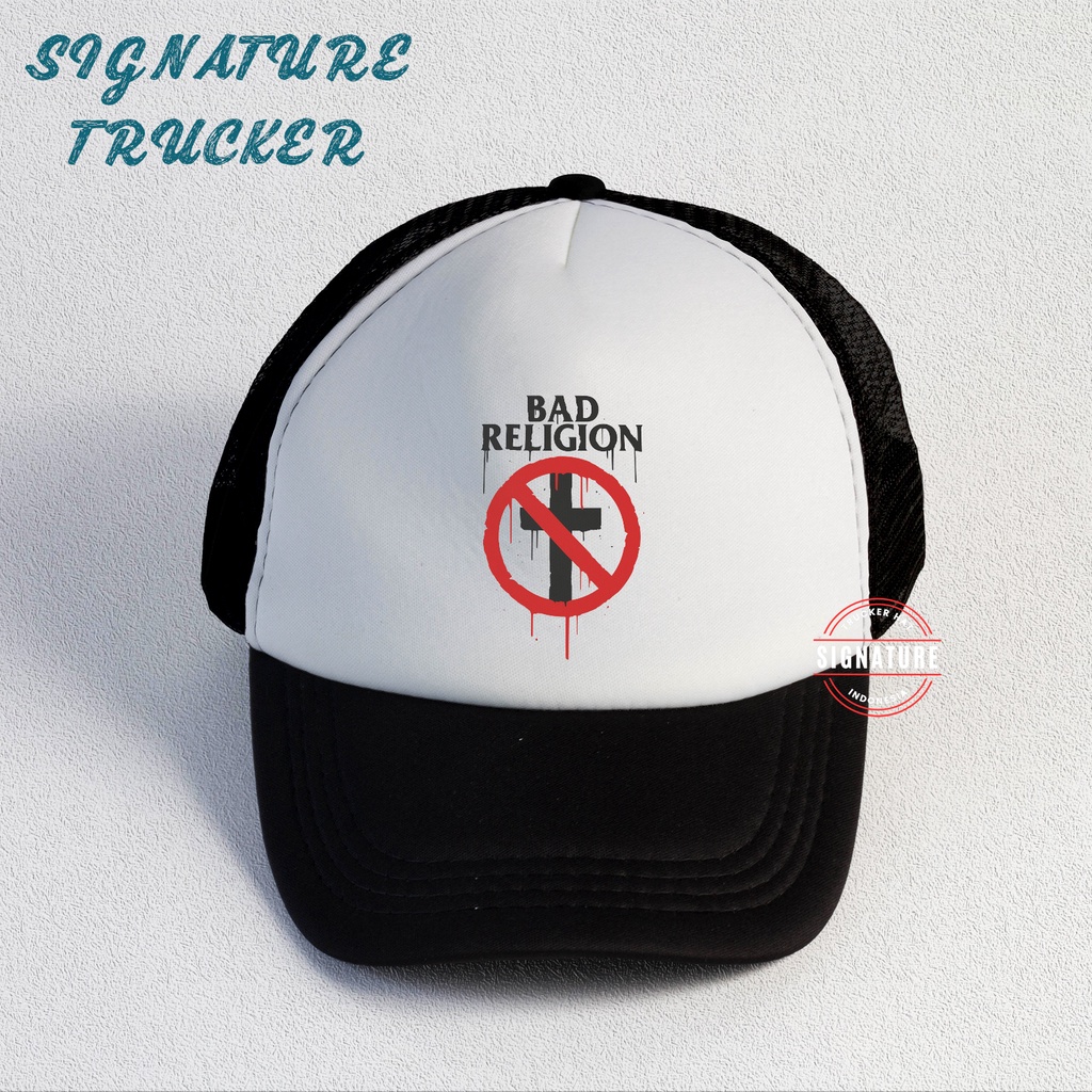 Jual Bad Religion | Trucker hat | Topi Jaring | Signature | Shopee ...