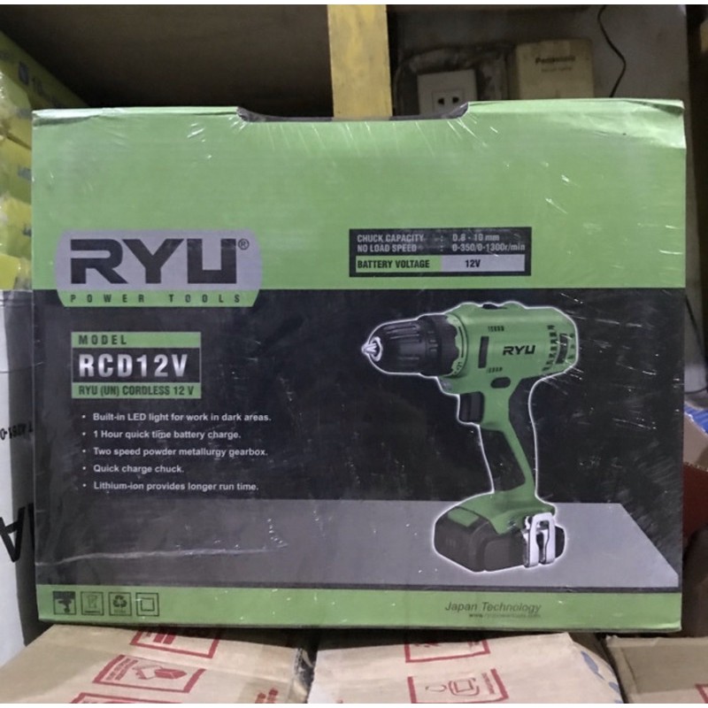 Jual RYU CORDLESS 12V - MESIN BOR BATERAI | Shopee Indonesia