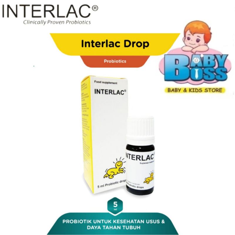 Jual Interlac Probiotic Drops 5ml | Shopee Indonesia