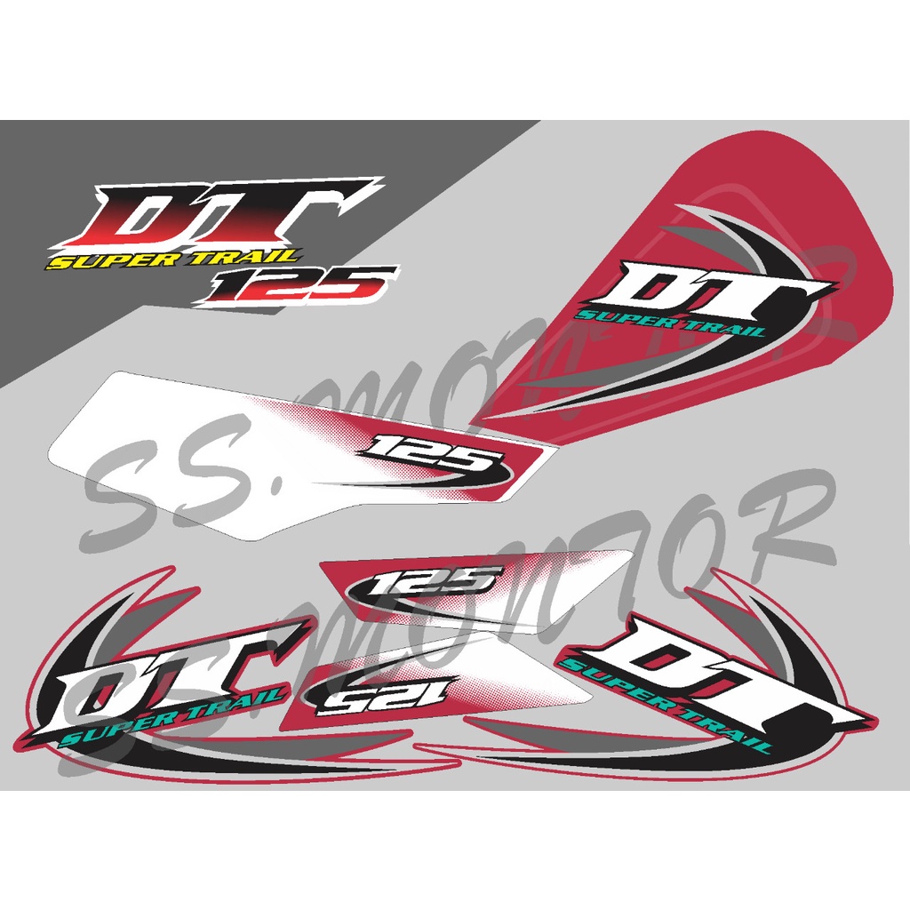 Jual STICKER STIKER STRIPPING YAMAHA DT 125 MALAYSIA 2007 | Shopee ...