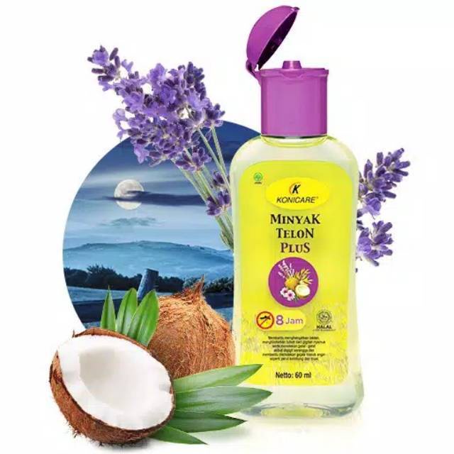 Jual KONICARE Minyak Telon Plus BOTOL Murah Anti Nyamuk Tutup Ungu ...