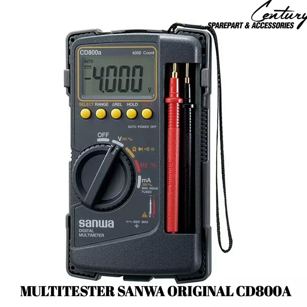 Jual DIGITAL MULTITESTER SANWA ORIGINAL CD800A | Shopee Indonesia