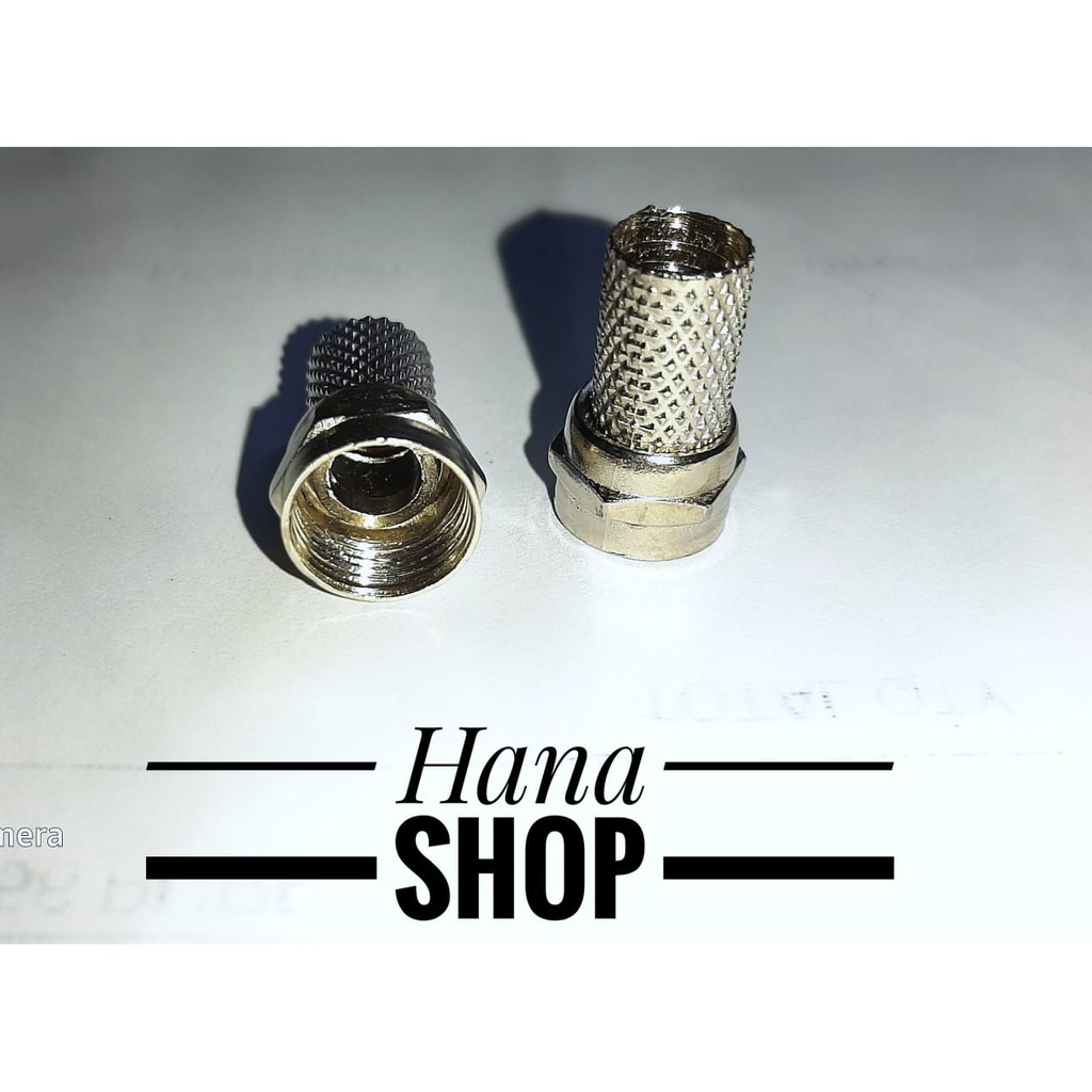 Jual KONEKTOR F 5C DRAT / KONEKTOR JACK RG6 F DRAT ( Drat M ) | Shopee ...
