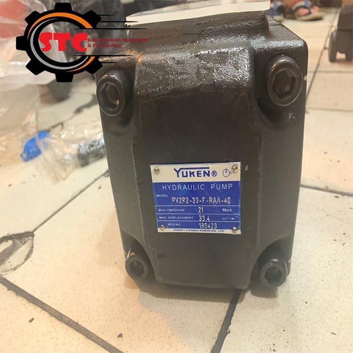 Jual YUKEN PV2R2-33-F-RAA-40 SINGLE VANE PUMP/POMPA HIDROLIK/HYDRAULIC PUMP | Shopee Indonesia
