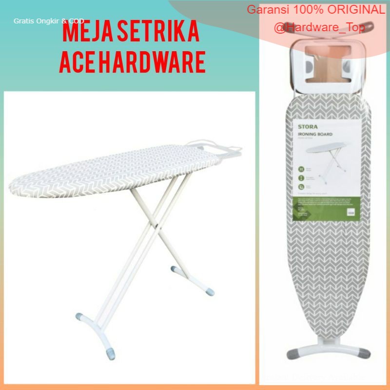 Jual Meja Setrika Ace Hardware / Stora 91x30x79cm Meja Setrika -Abu-Abu ...