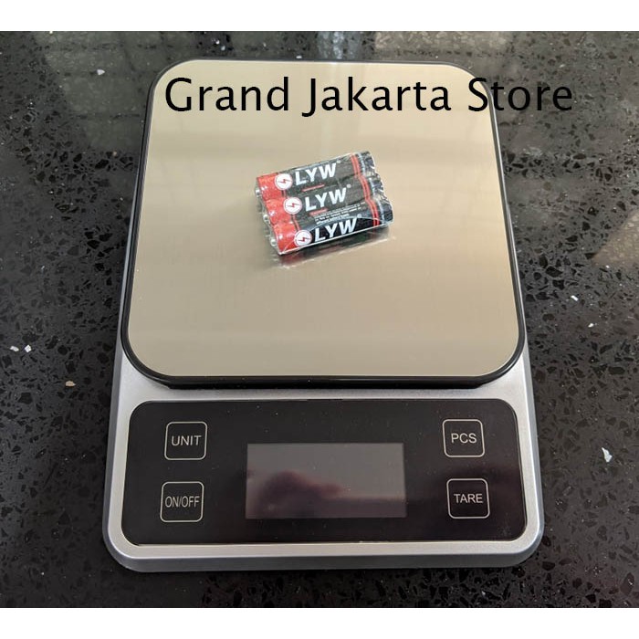 Jual Timbangan Dapur 10kg Akurasi 1 gram Kitchen Scale K368 10 kg 1g g Digital Kopi Susu ...